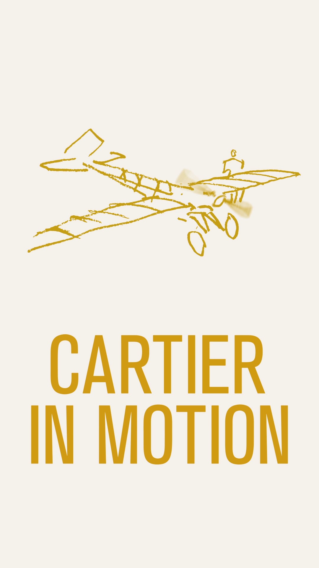 Home screen of Cartier mobile app on Vimeo