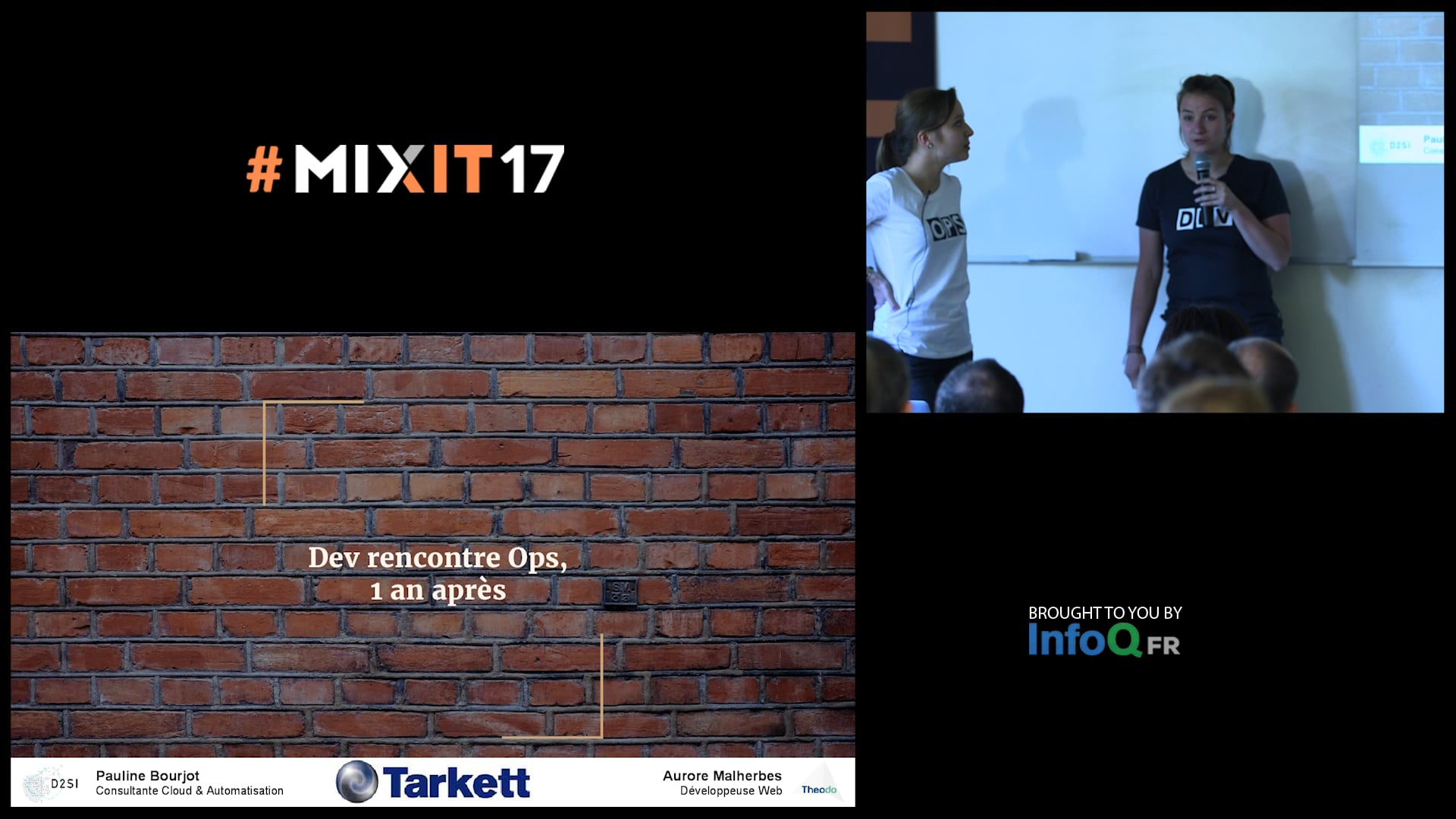 Dev rencontre Ops, un an après — Aurore Malherbes, Pauline Bourjot — MiXiT 2017 on Vimeo