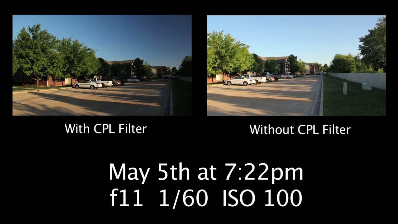CPL Filter Test on Vimeo