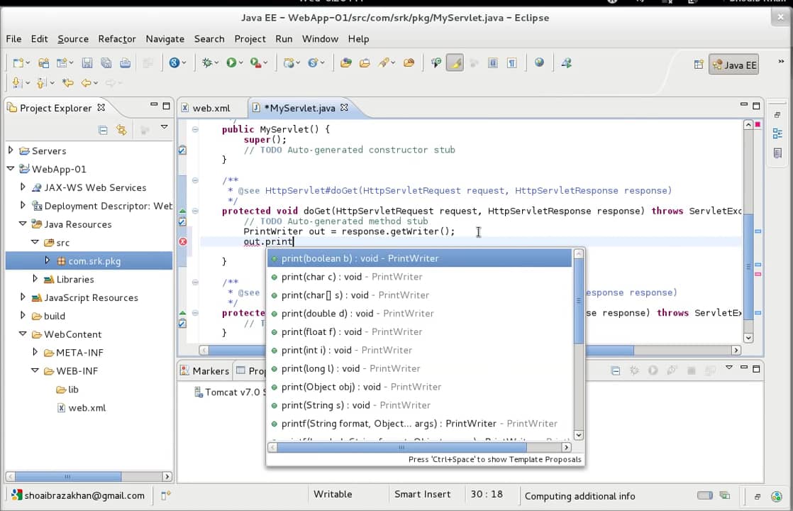 How to Creating a Web Application with Eclipse IDE on Vimeo