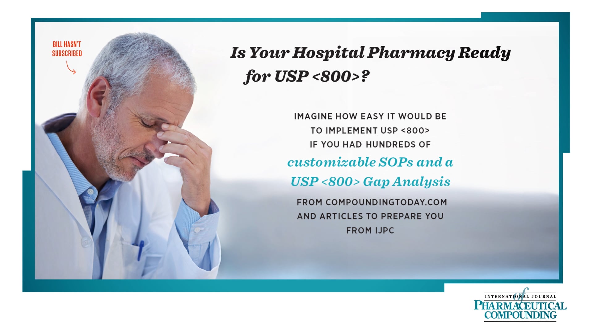 USP 797 & USP 800 Compliance - IJPC | Customizable SOPs and USP 800 Gap ...