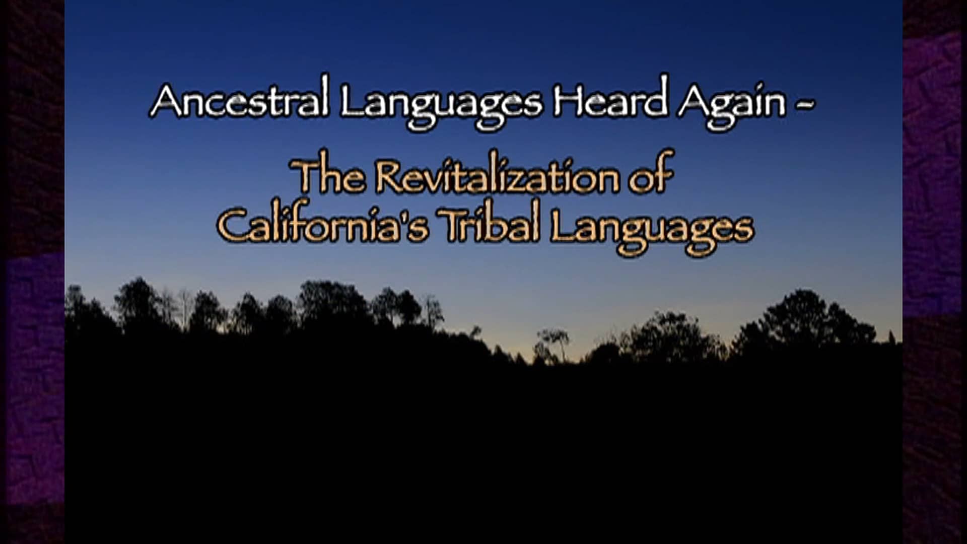 Ancestral Languages Heard Again on Vimeo