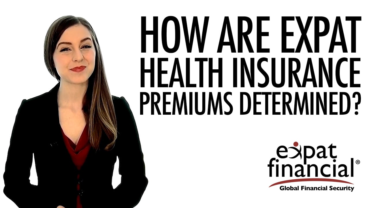How are expat health insurance premiums determined on Vimeo
