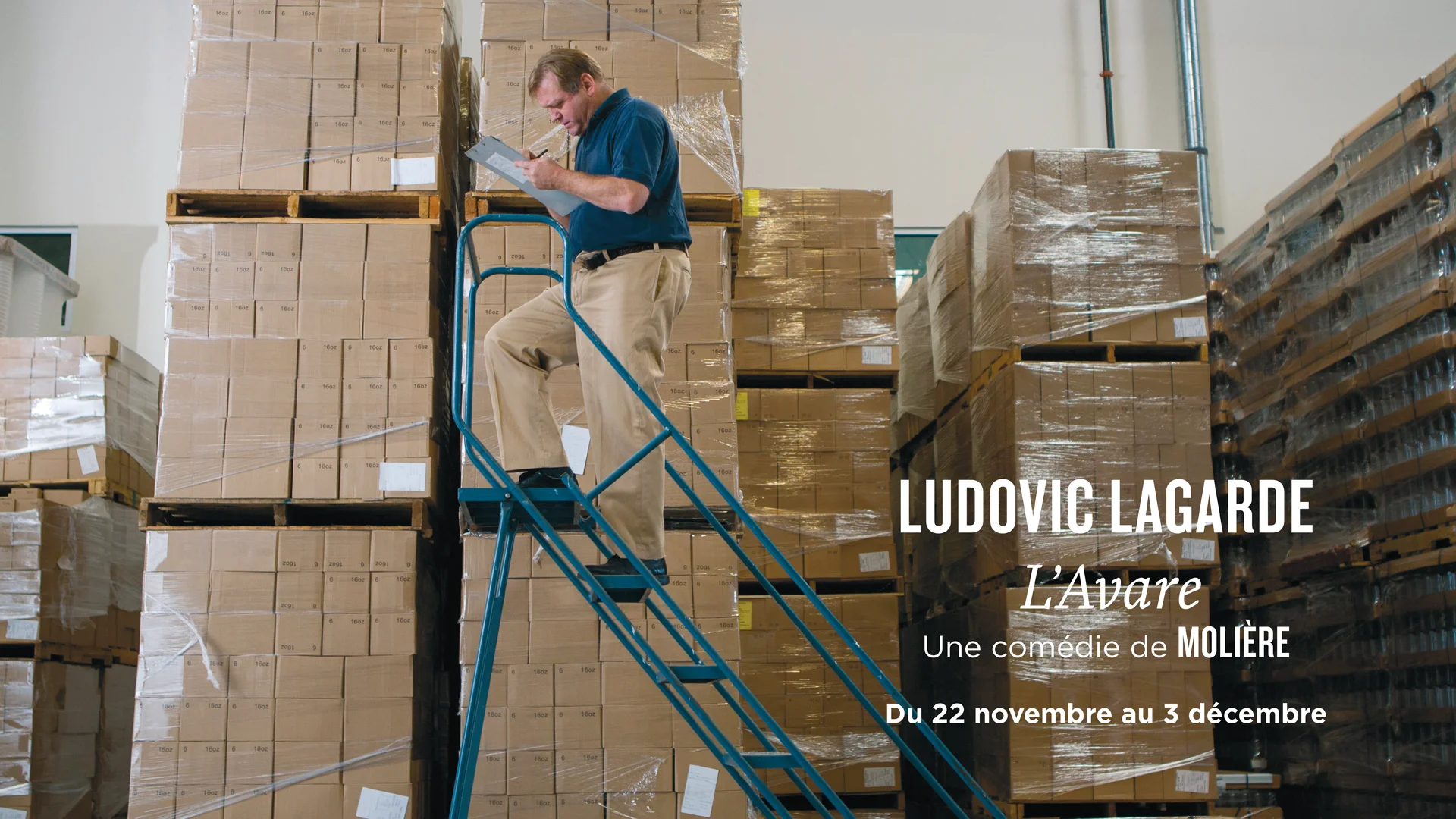 LUDOVIC LAGARDE "L'Avare" du 22 novembre au 3 décembre 2017 // TEASER ...
