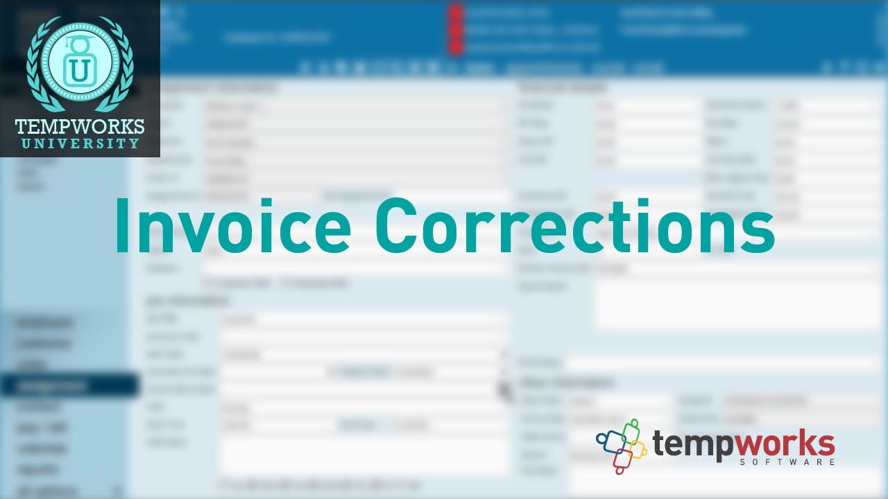 Invoice Corrections on Vimeo