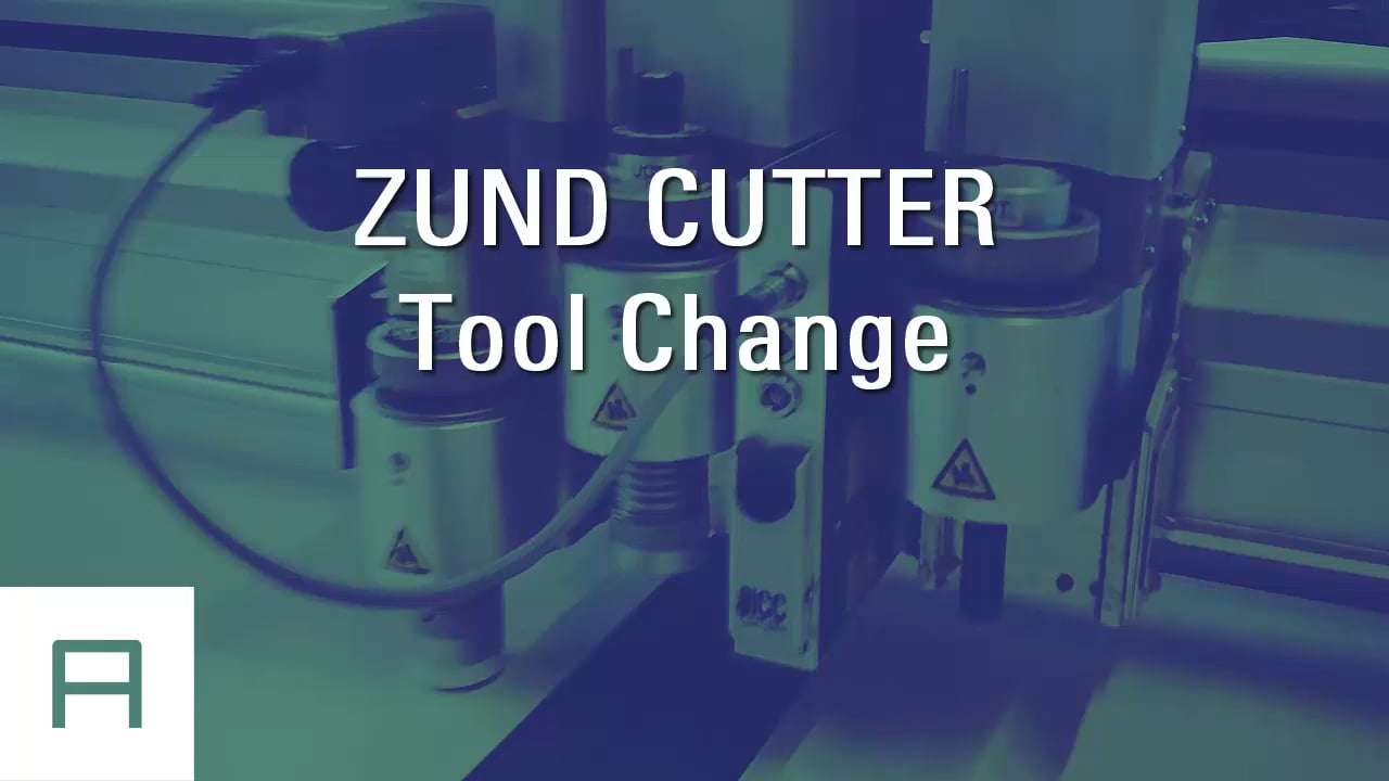 Change the tools on the ZUND digital cutter on Vimeo