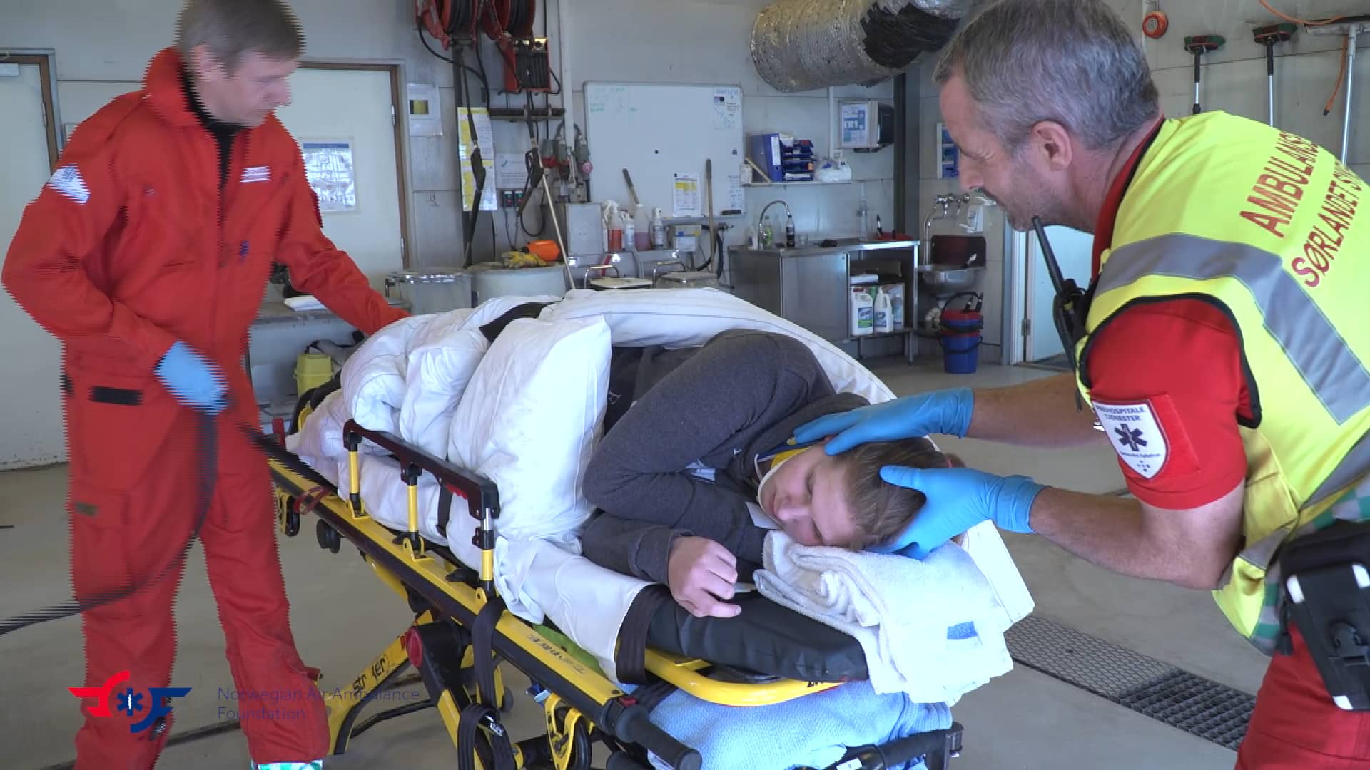 From the supine position on a backboard to the lateral trauma position ...