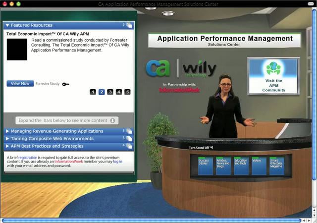 CA - Application Performance Management interactive website on Vimeo
