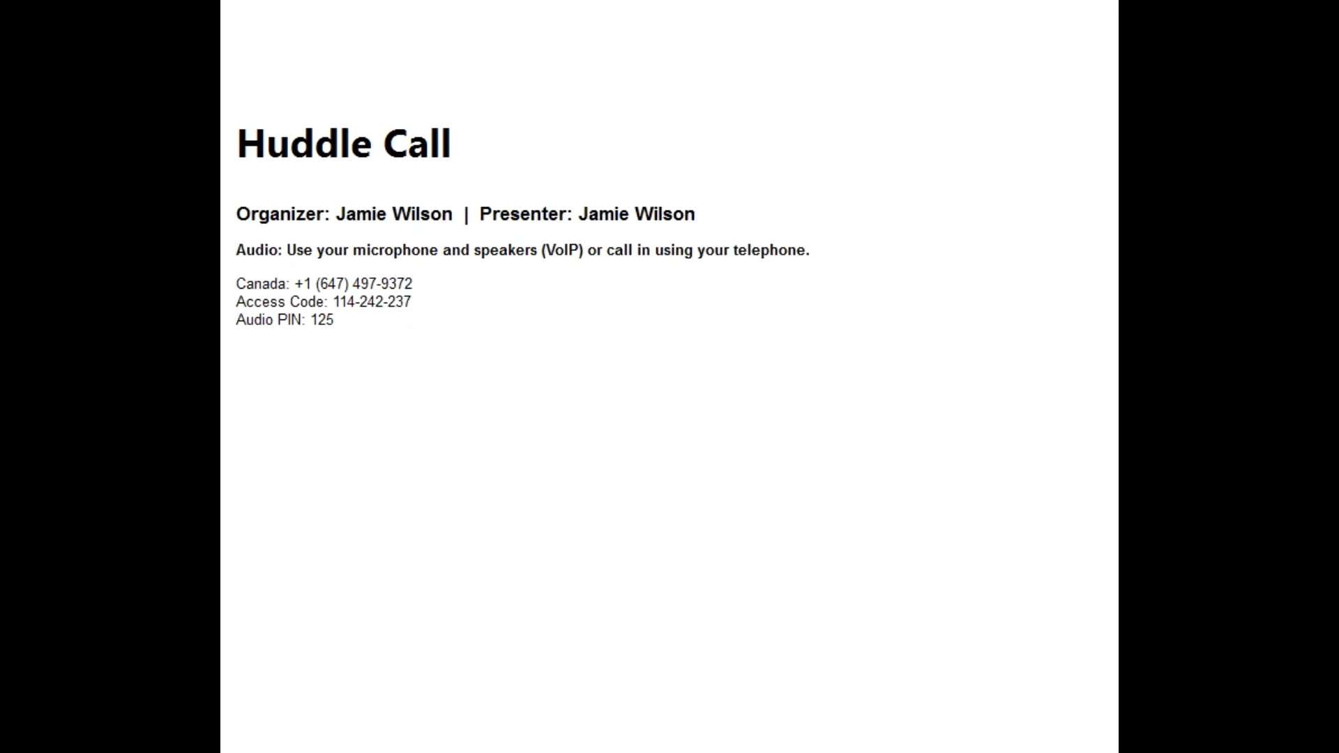 2017-05-18 12.59 Huddle Call on Vimeo