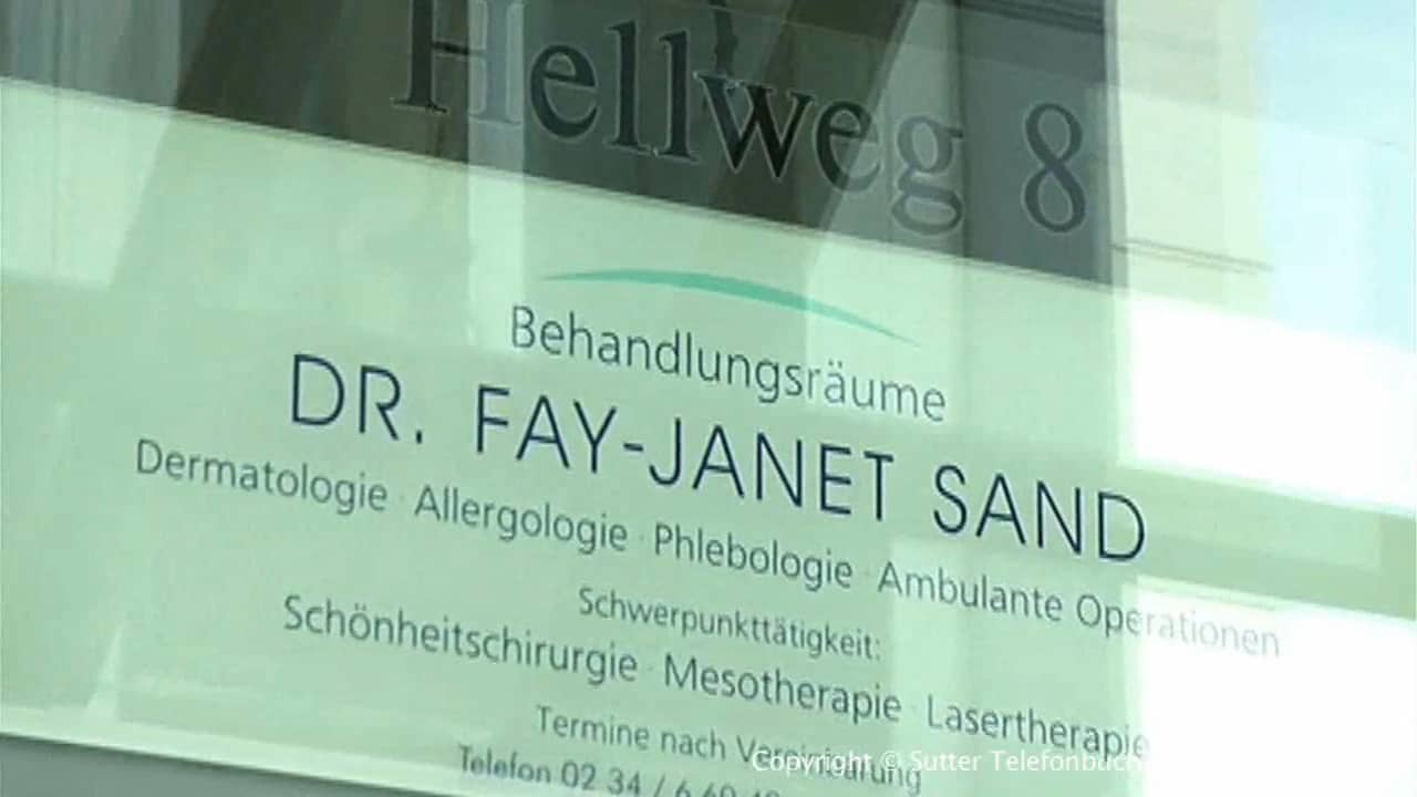Hautarzt Bochum - Dr. Fay-Janet Sand on Vimeo