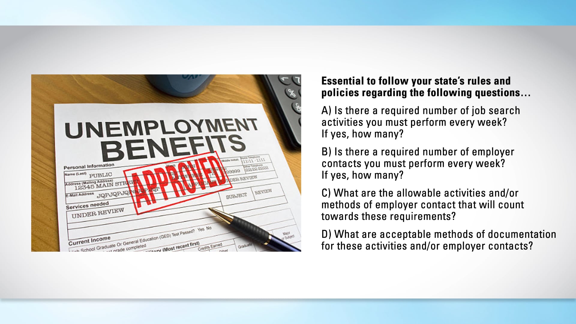 My Reemployment Plan: Reemployment Efforts on Vimeo