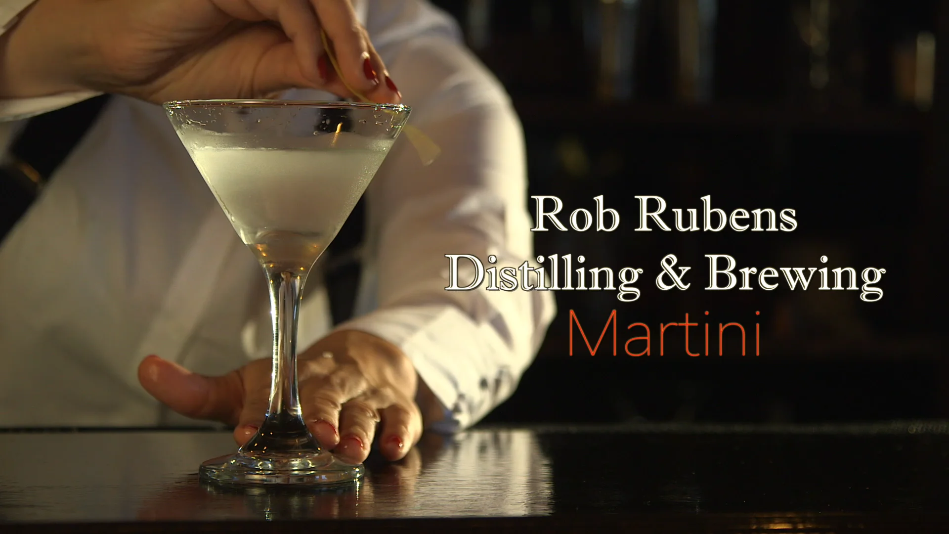 Rob Rubens Distilling & Brewing - Martini on Vimeo