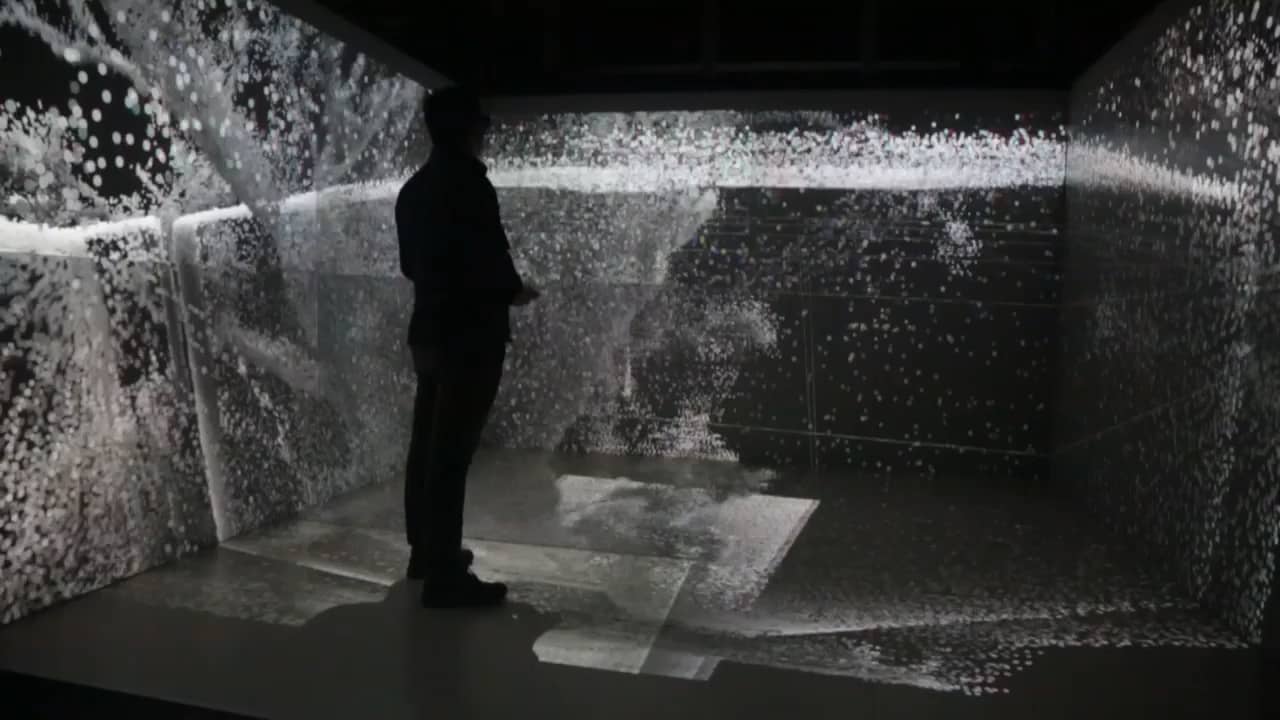Work in Progress - 3D CAVE Projection on Vimeo