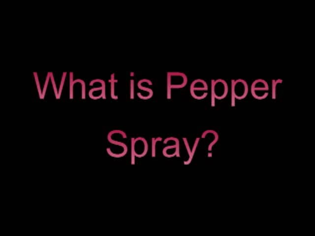 what is pepper spray ? - what is pepper spray and how it works on Vimeo