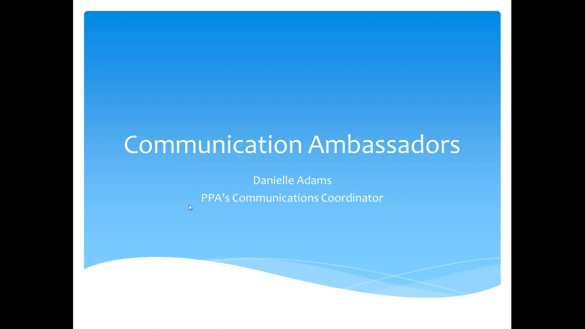 Communication Ambassadors on Vimeo