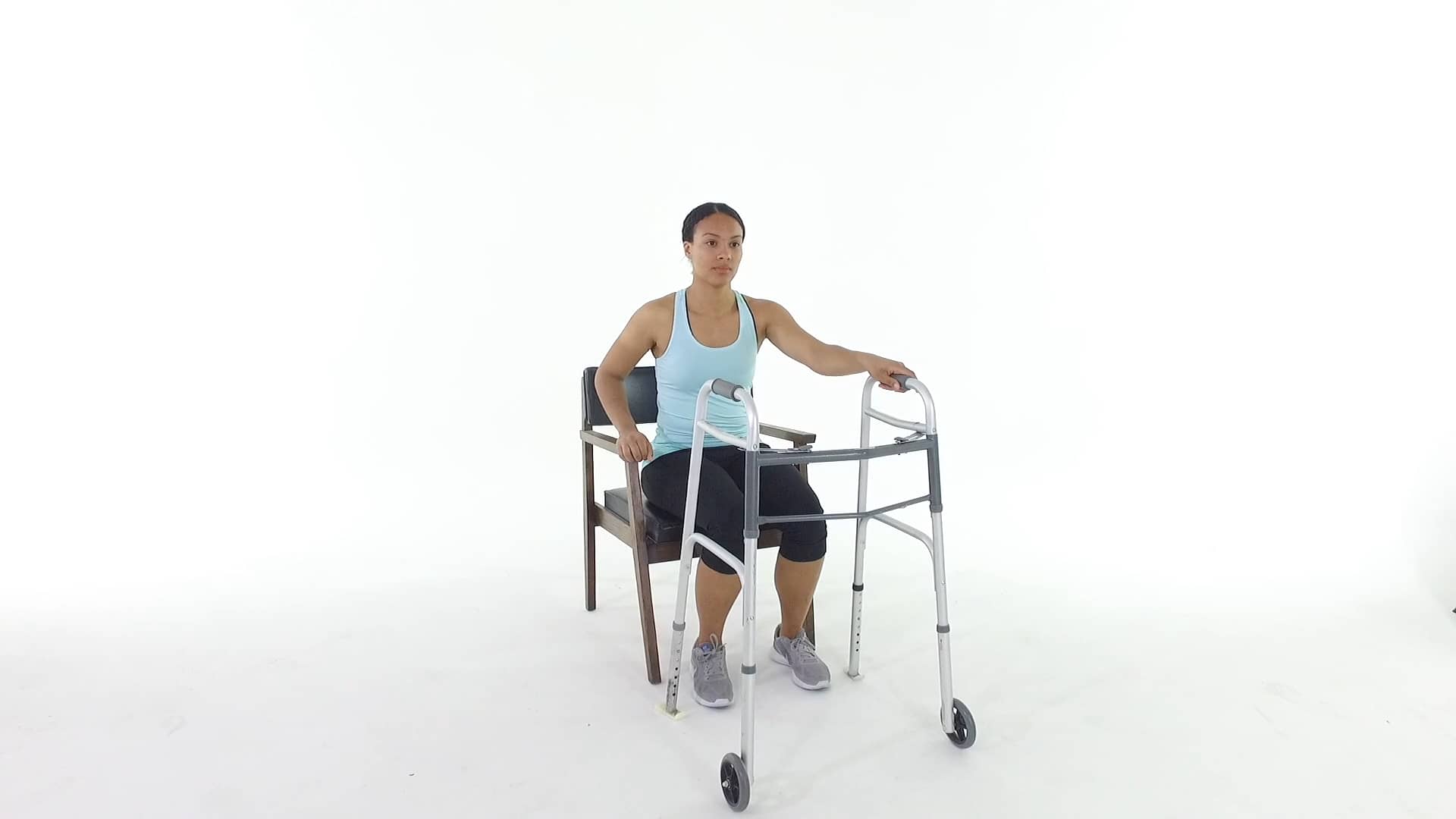 Sit to Stand with Walker Unilateral Hand on Vimeo