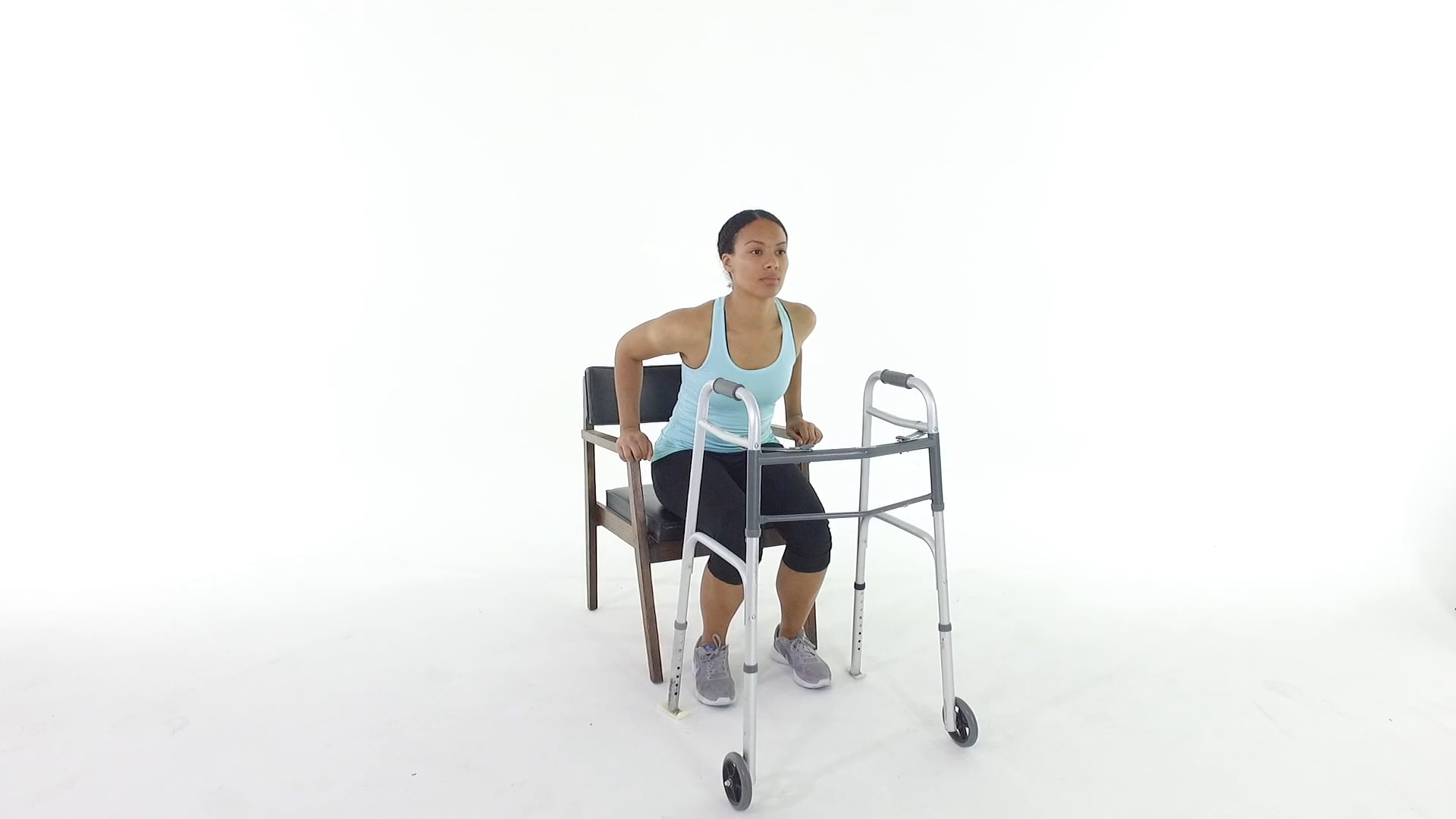 Sit to Stand with Walker Bilateral Hands on Vimeo