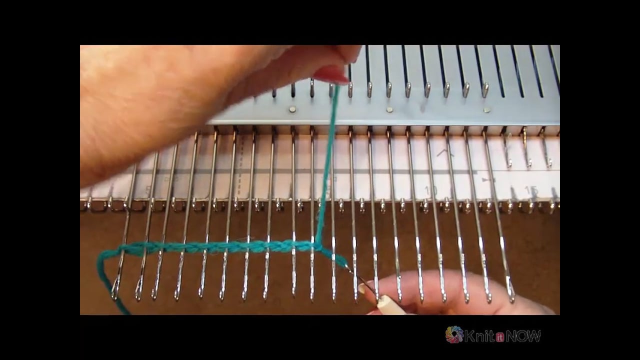 Chain Cast On | Machine Knitting Tutorial