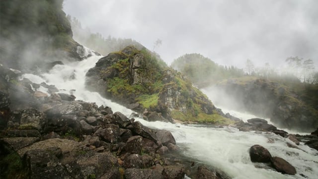 Waterfall Fog Mystical - Free video on Pixabay