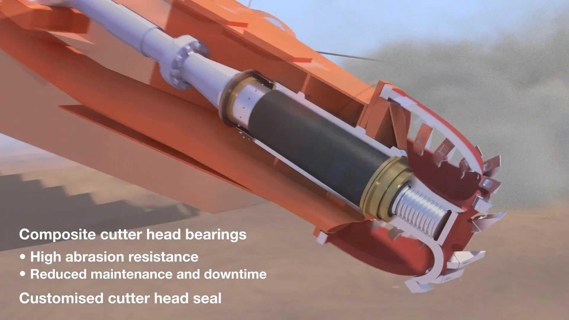 Dredger Animation showing Cutter Suction Dredger and Trailing Suction ...