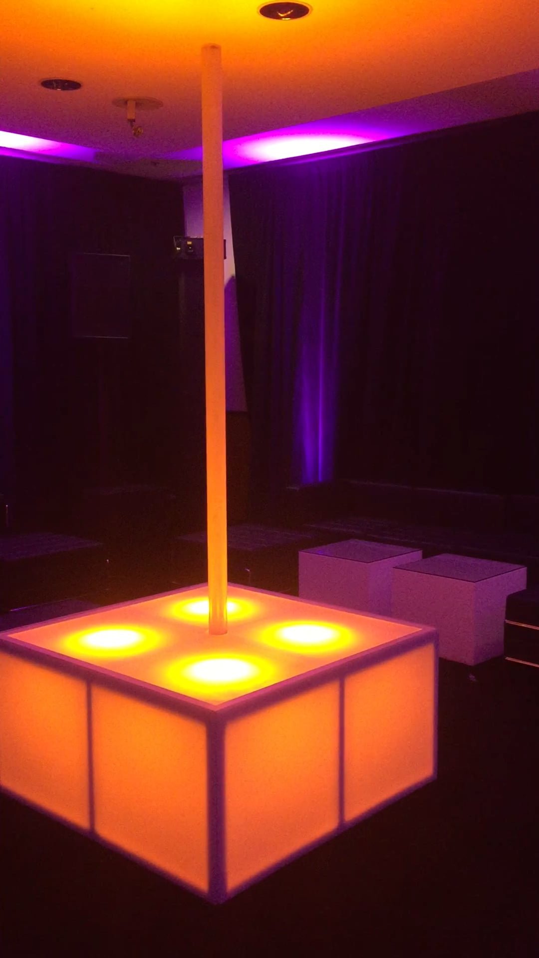 LED DANCE POLE PODIUM on Vimeo