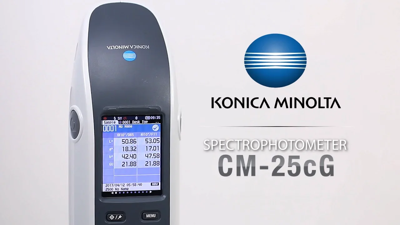 Color & True Gloss Meter CM-25cG - Konica Minolta Sensing