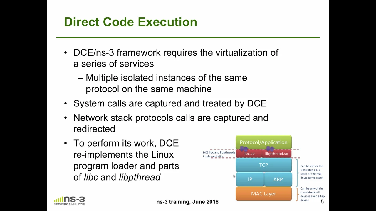 Tom Henderson, Direct Code Execution for ns-3 on Vimeo