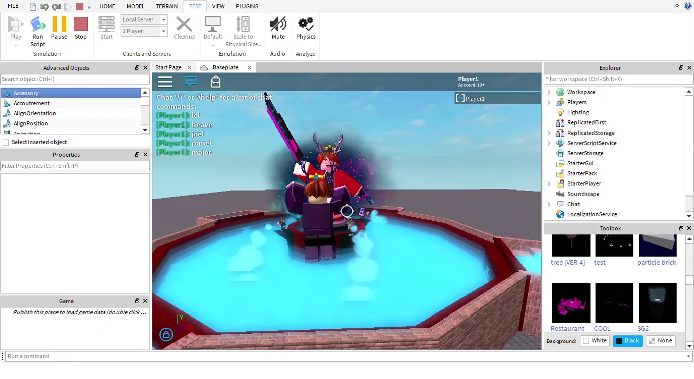 Published as Baseplate - ROBLOX Studio 6_4_2017 10_41_12 PM on Vimeo