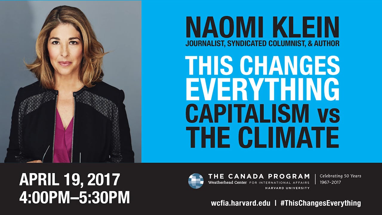 This Changes Everything: Capitalism vs. the Climate with Naomi Klein on Vimeo