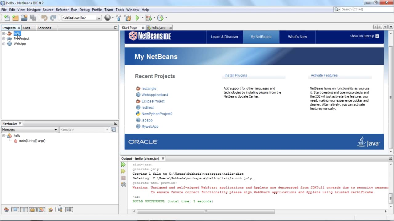 NetBeans - Project Properties Window on Vimeo