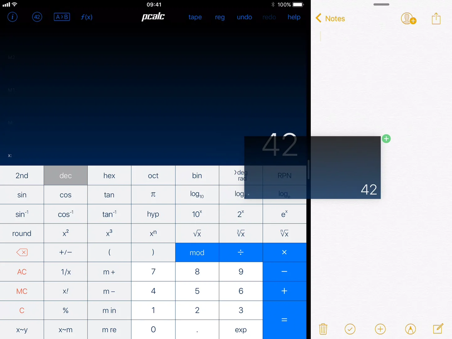PCalc iOS 11 Drag & Drop 2 on Vimeo