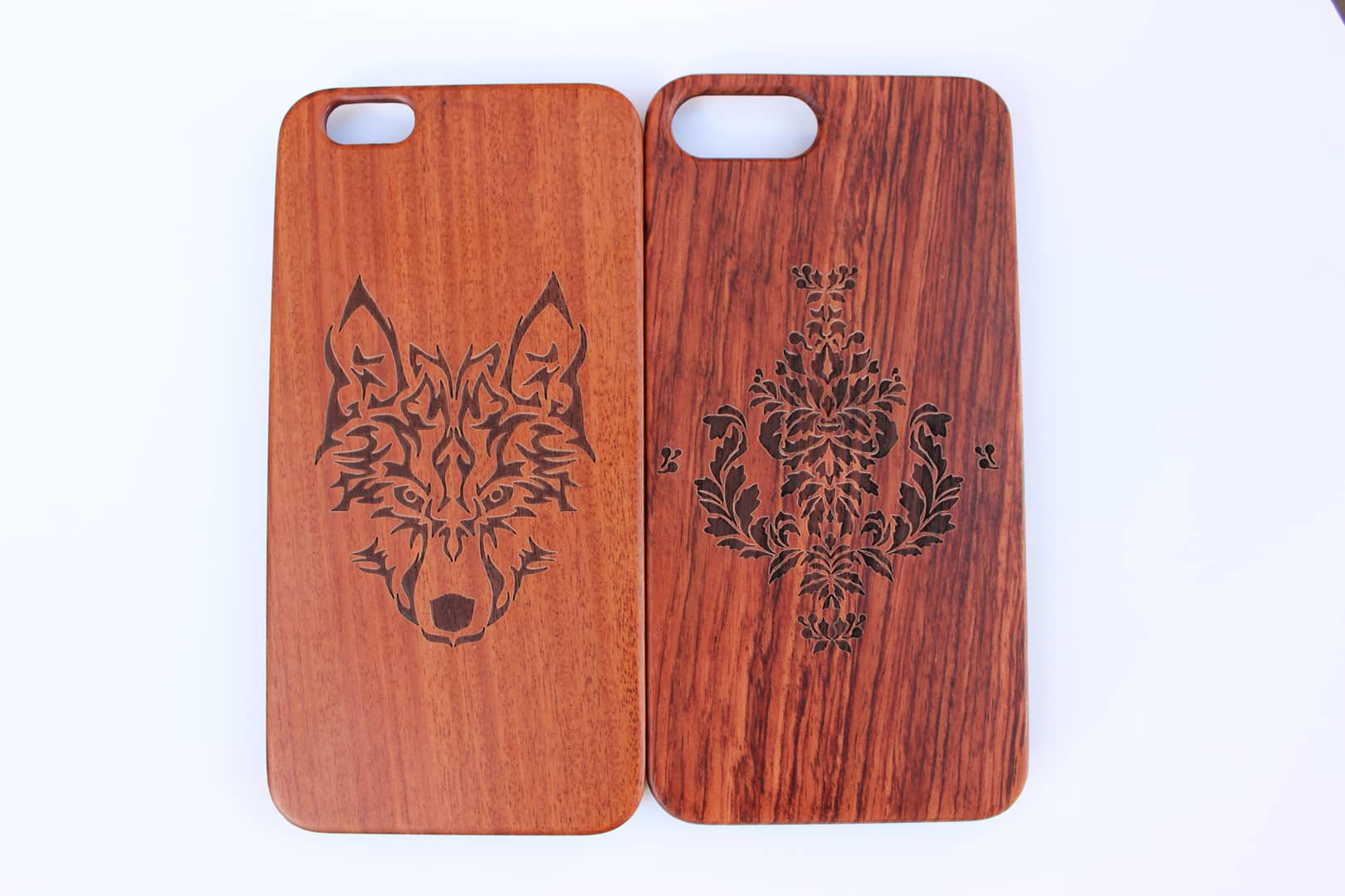 laser engraving wood phone case with co2 laser marking machine on Vimeo