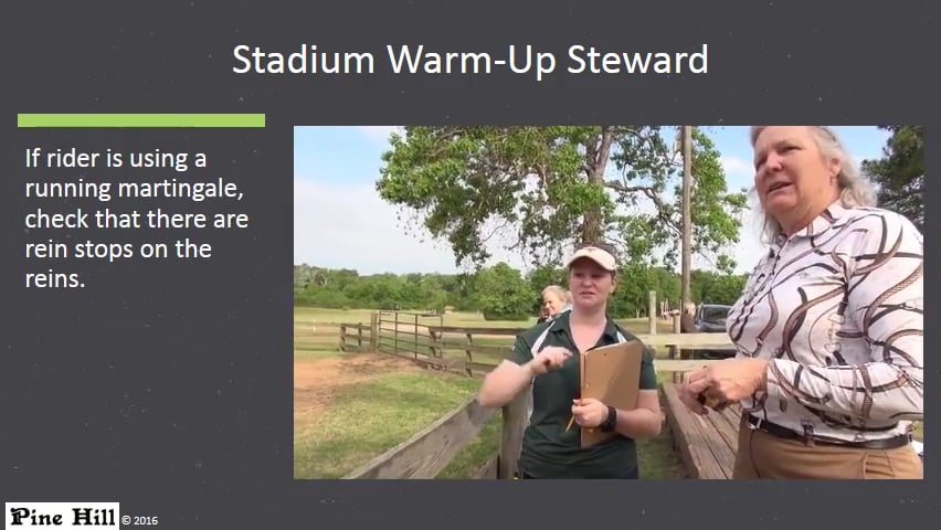 Show Jumping Warm Up Steward on Vimeo