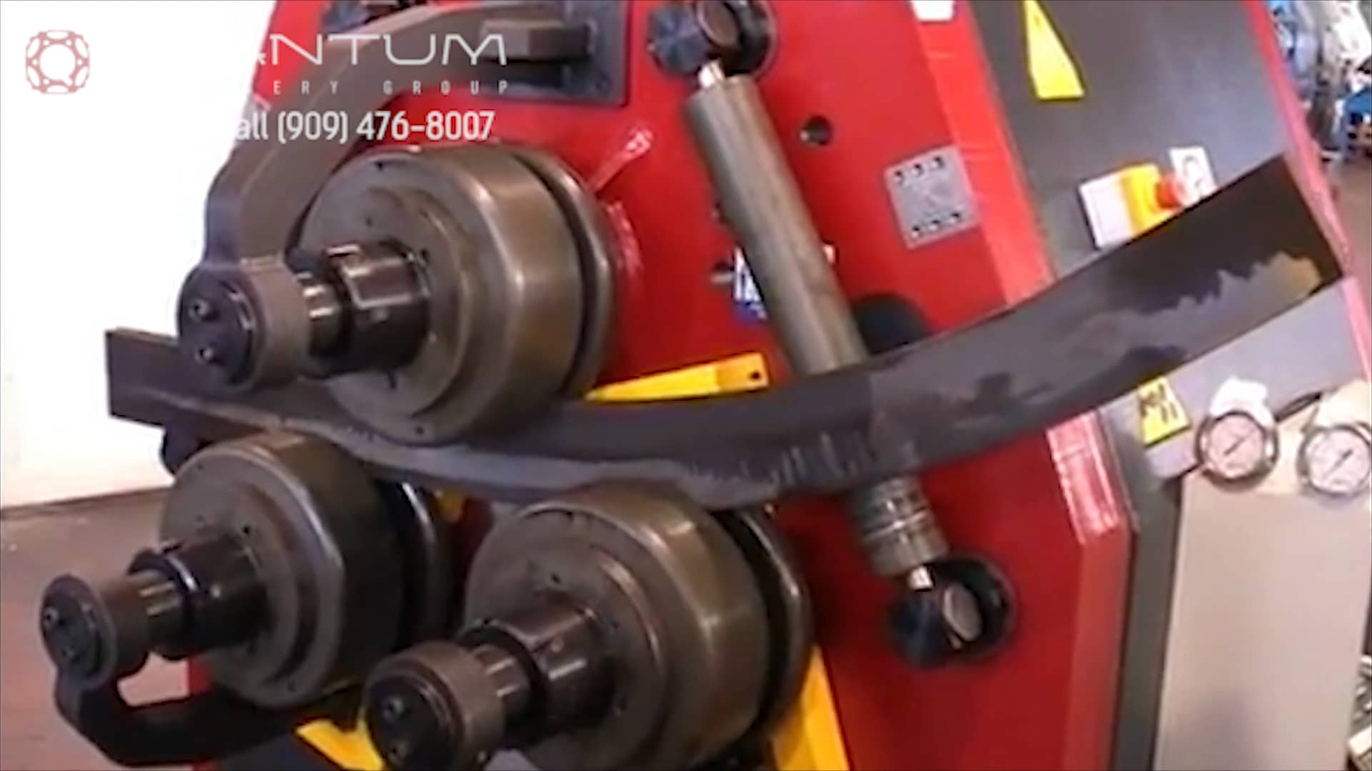 Alpha 100 Tauring Roll Bender Bending Plate on Vimeo