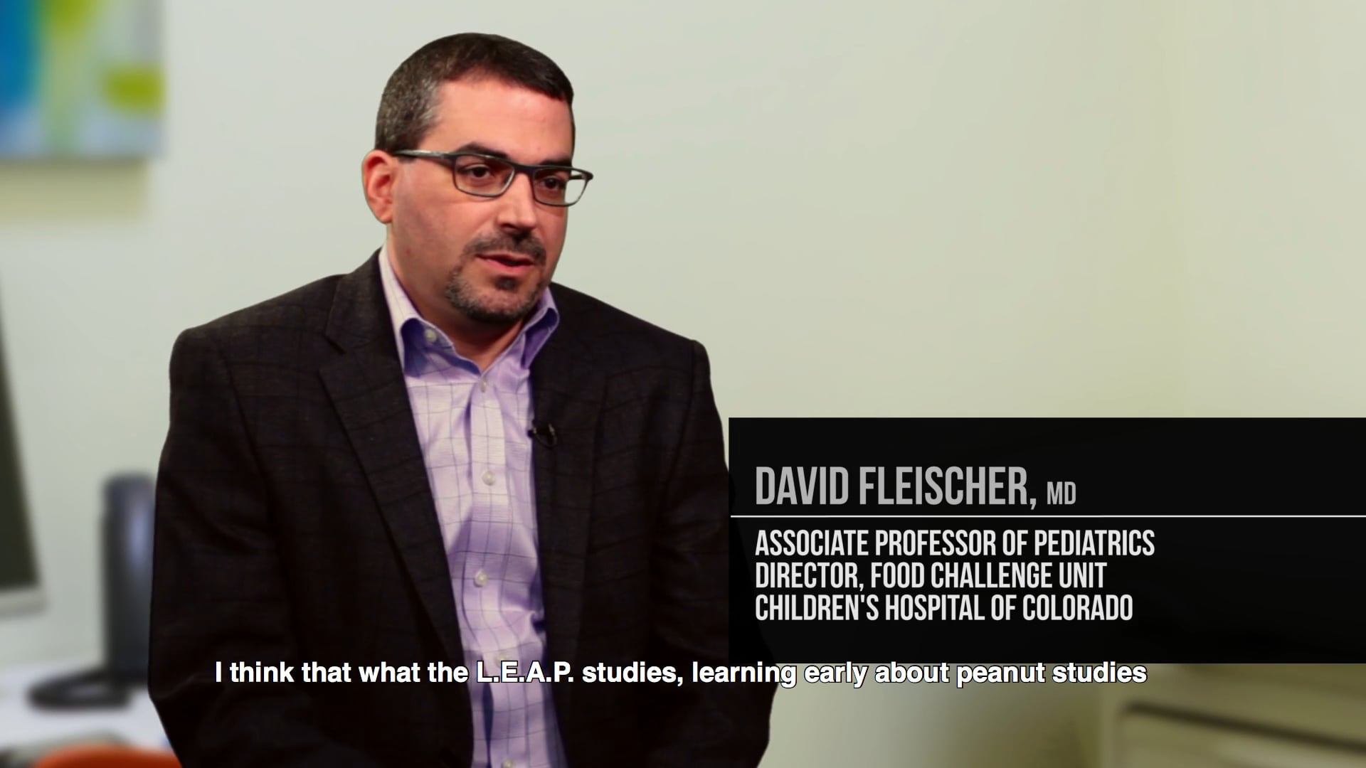 Dr. David Fleischer discusses early introduction CAPTIONS on Vimeo