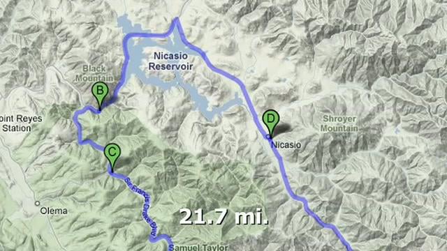 Nicasio Loop - Famous Marin County Bike Ride Indoor Cycling Training ...