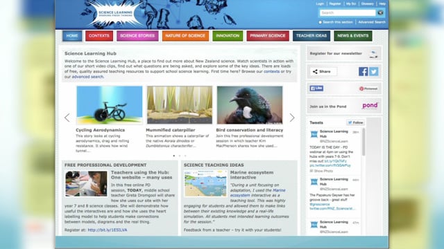 Teachers using the Hub – One website, many uses — Science Learning Hub