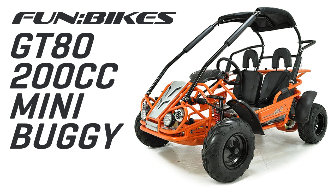 FunBikes Shark RV50 156cc Orange Micro Off Road Buggy on Vimeo