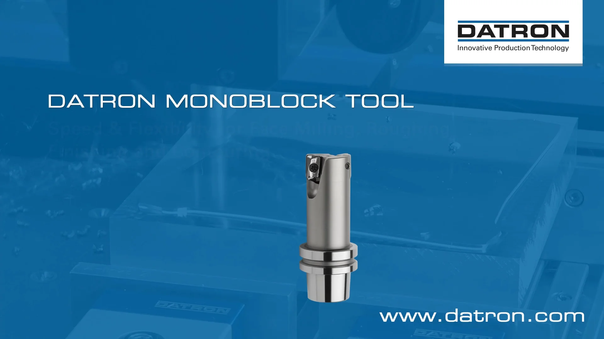 DATRON Monoblock Tool for High-Speed CNC Face Milling & More! on Vimeo