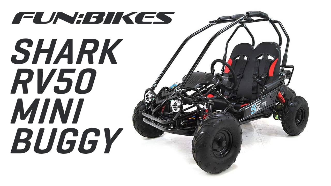 FunBikes Shark RV50 156cc Black Micro Off Road Buggy on Vimeo