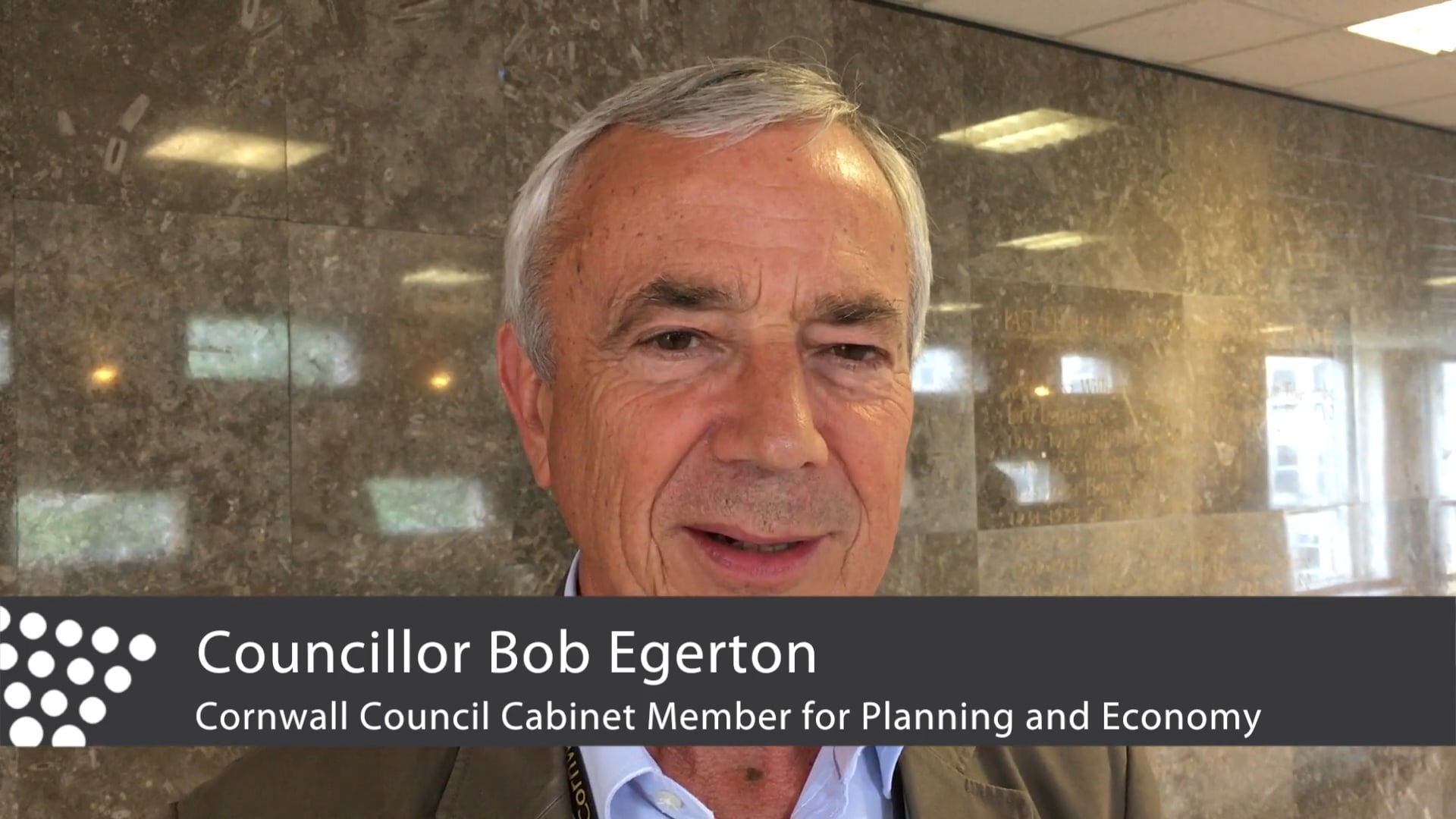 Meet the new members of Cornwall Council's Cabinet - Bob Egerton on Vimeo
