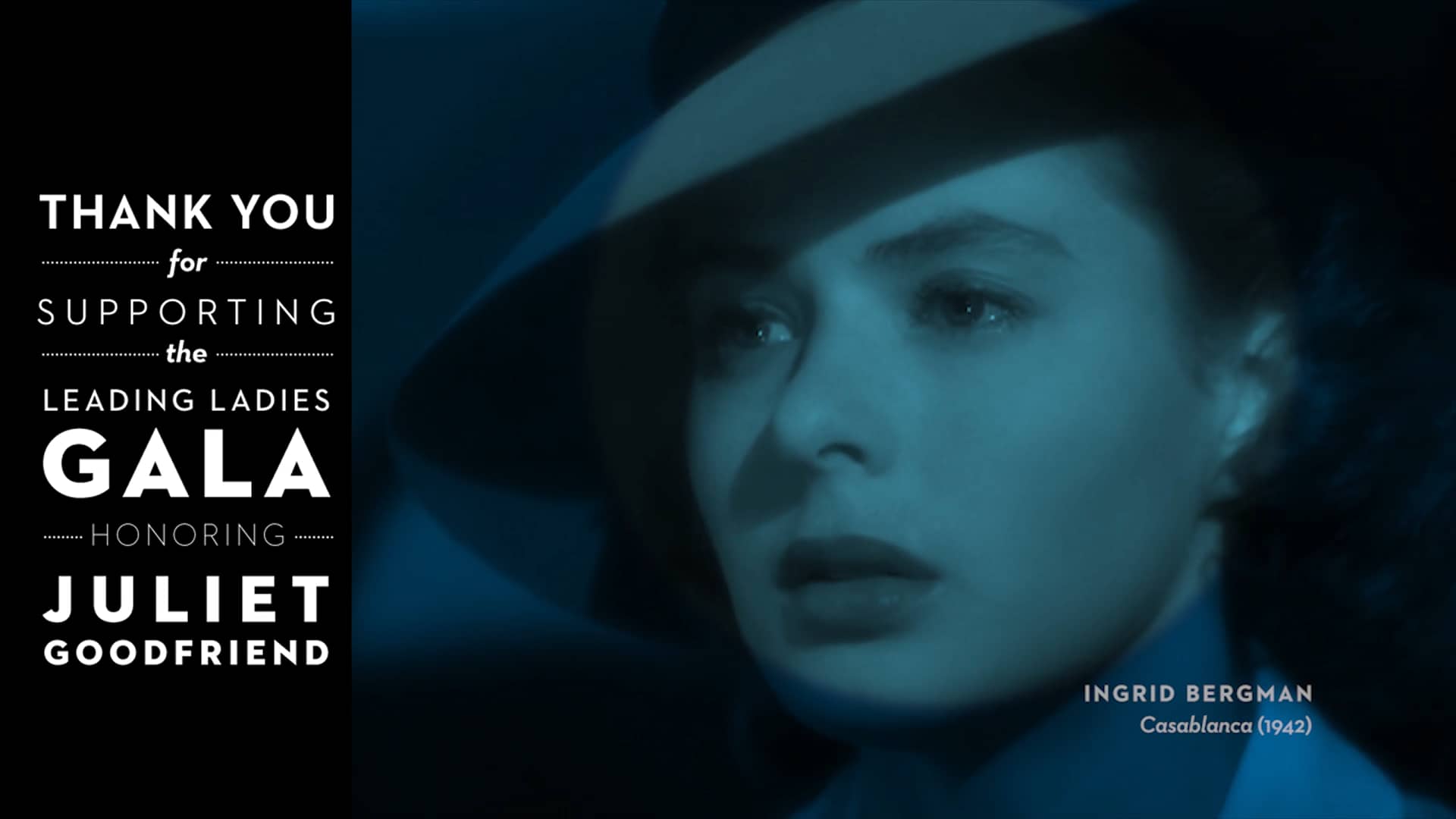 Leading Ladies Gala - Ingrid Bergman on Vimeo