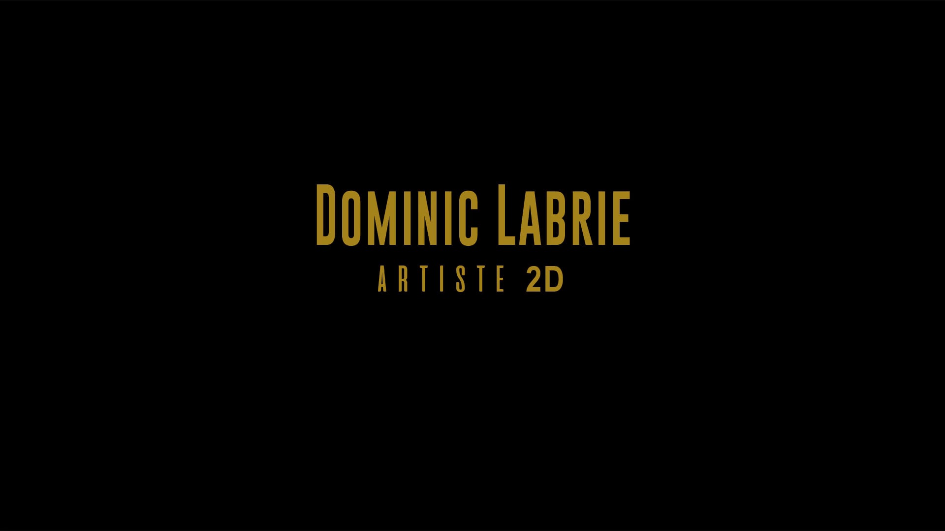 Dominic Labrie- DEMO REEL on Vimeo