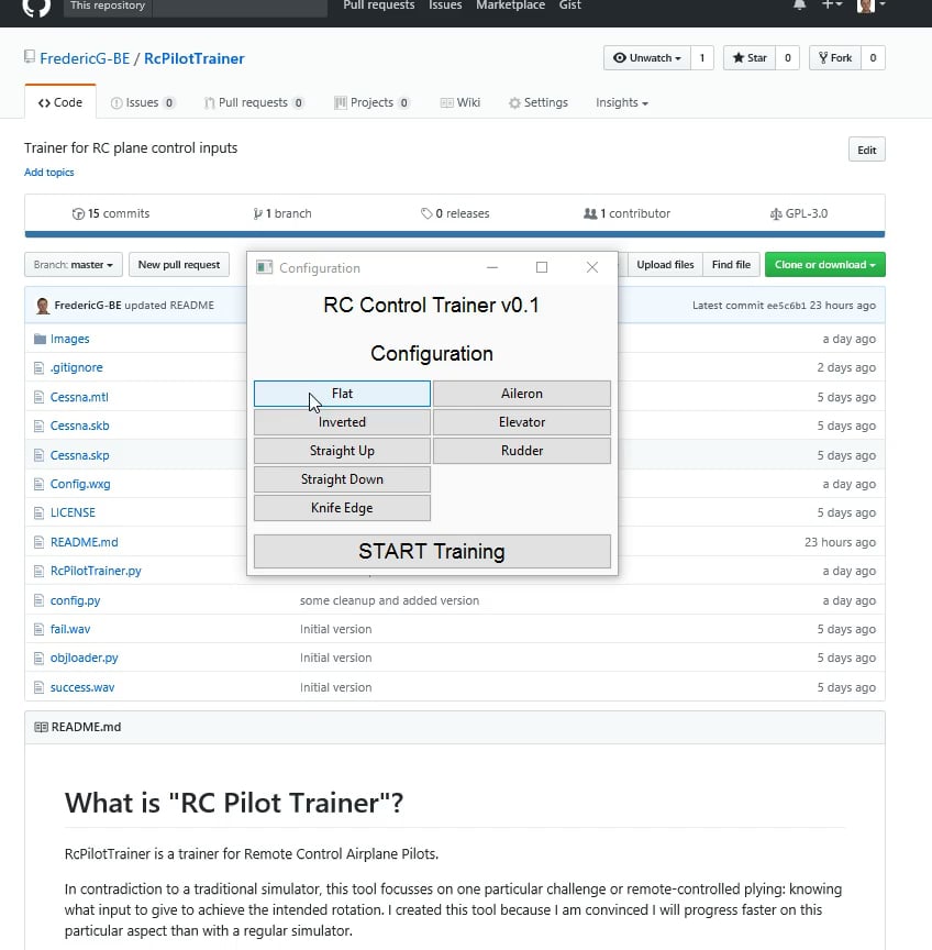 RC Pilot Trainer Demo on Vimeo
