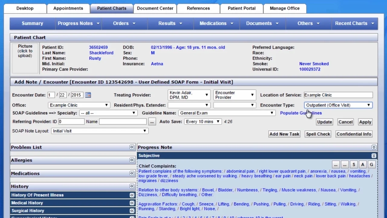EHR 24/7 - Creating a Progress Note on Vimeo