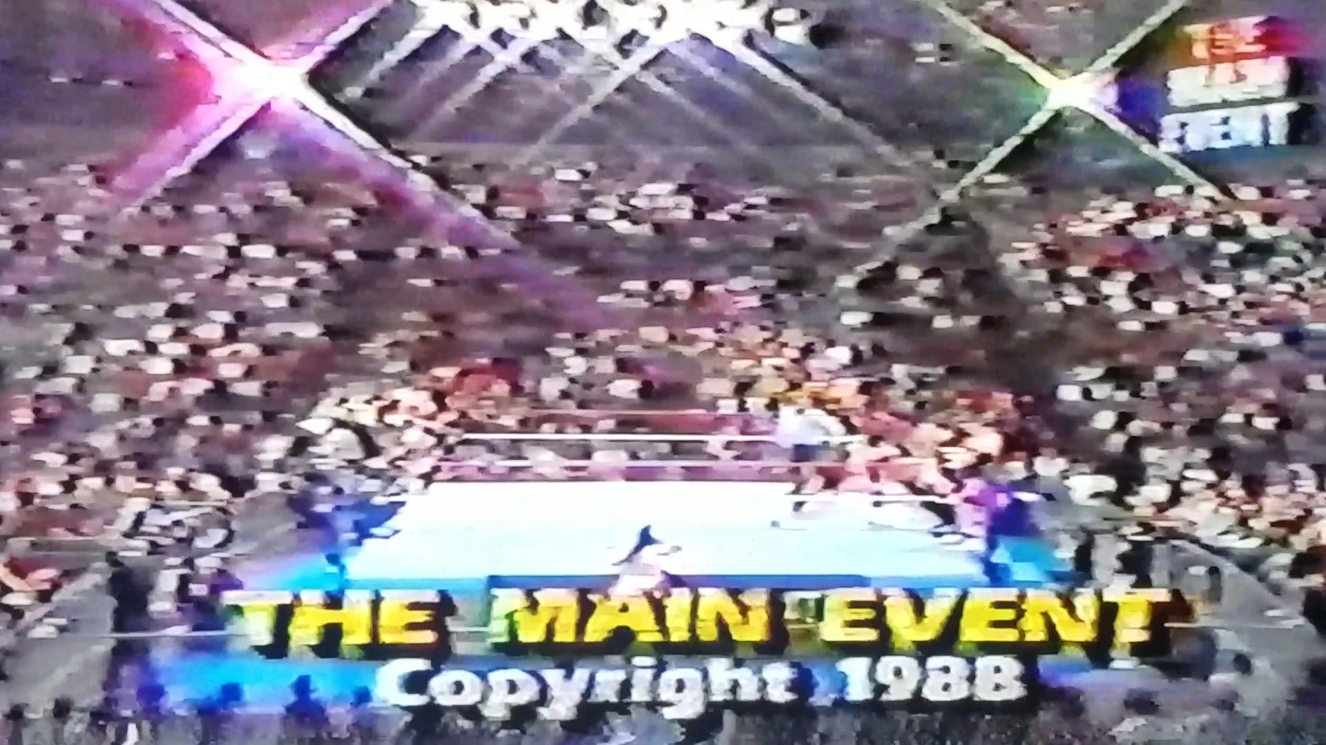 main event Feb 5 1988 dark match NBC hart foundation vs tag champs ...