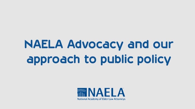 National Academy of Elder Law Attorneys (NAELA) on Vimeo