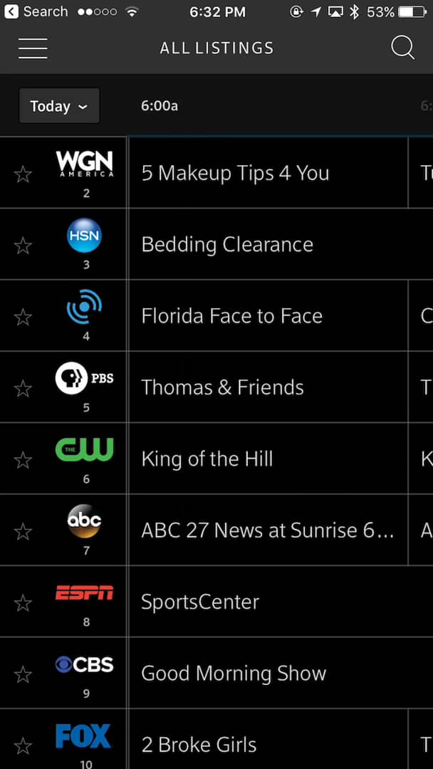Xfinity iOS live tv guide on Vimeo