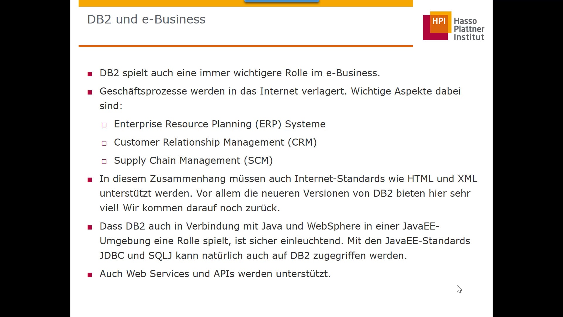3.5 Einführung: DB2 | Mainframes | openHPI