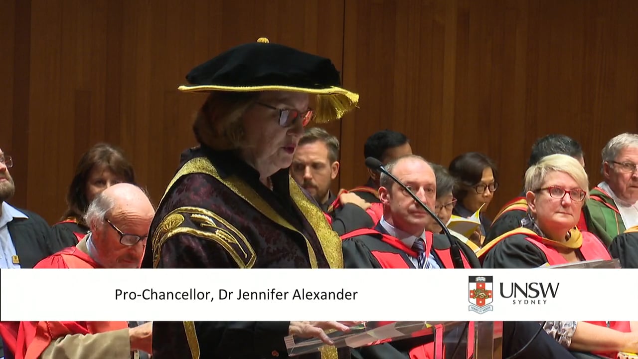 6.30pm UNSW 16 June 2017 Graduation Ceremony Video on Vimeo